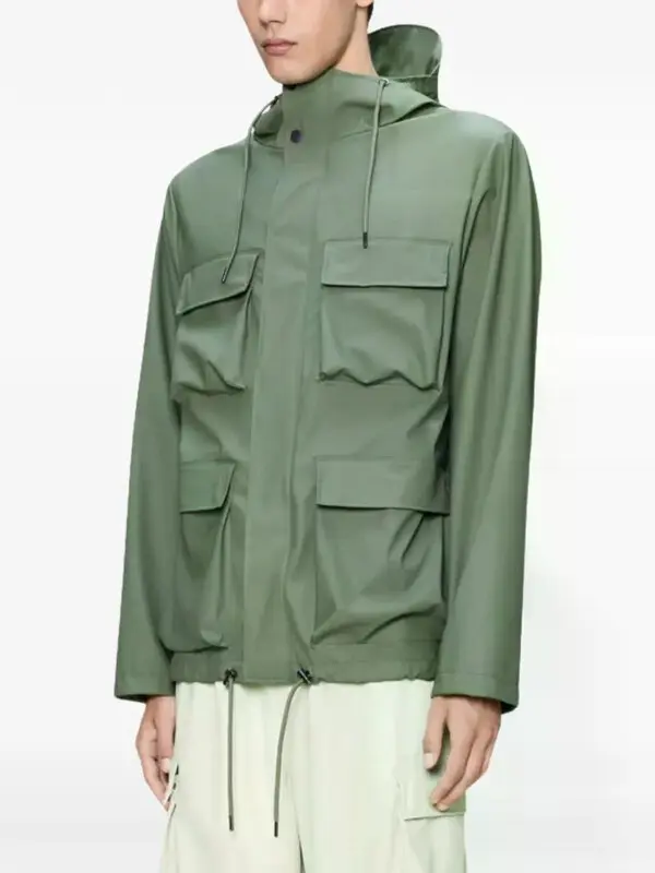 Rains Pocket Jacket Hooded Jacket