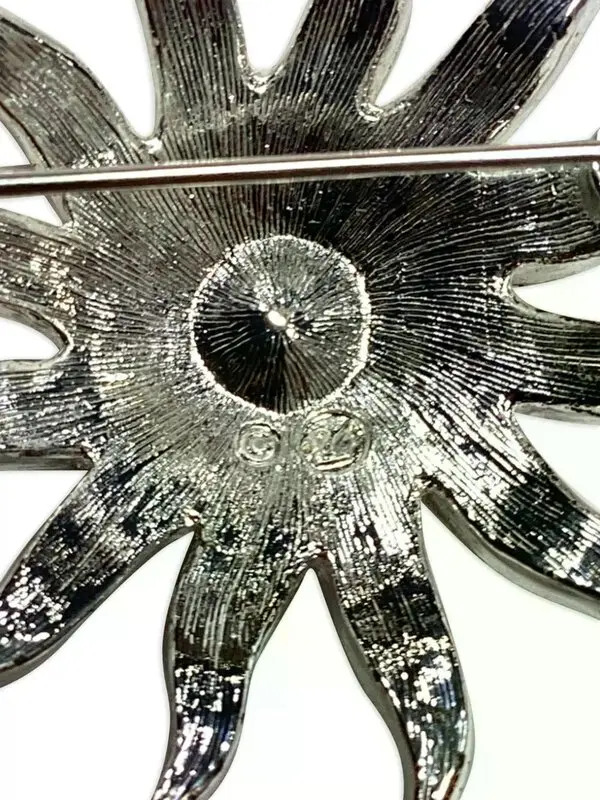 SWAROVSKI Crystal Sunburst Brooch