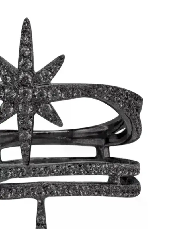 APM MONACO Star-motif Crystal-embellished Ring