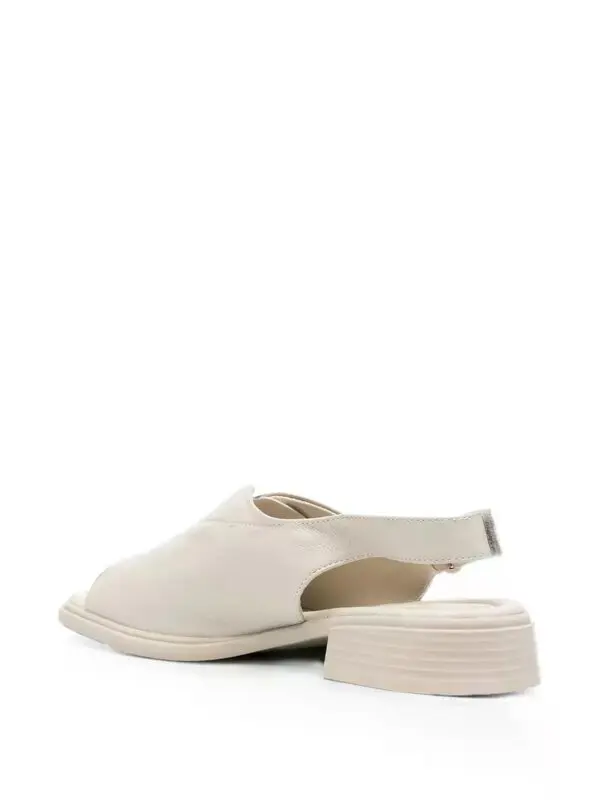 SERGIO MORETTI FIRENZE Touch-strap Slingback Sandals