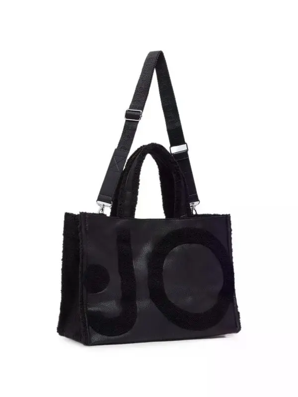 Liu Jo Large Tote Bag With Logo - Black