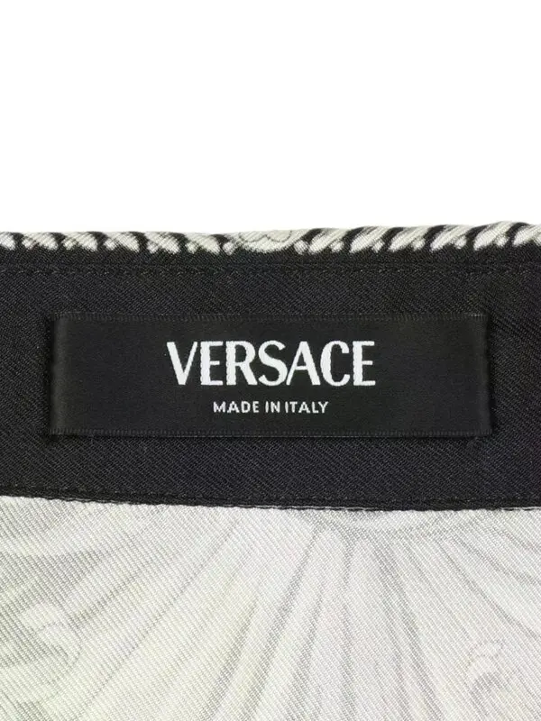Versace 2010s Barocco Sea Print Shirt