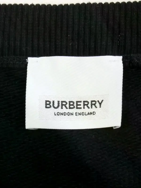 Burberry Embroidery Crew Neck Sweatshirt