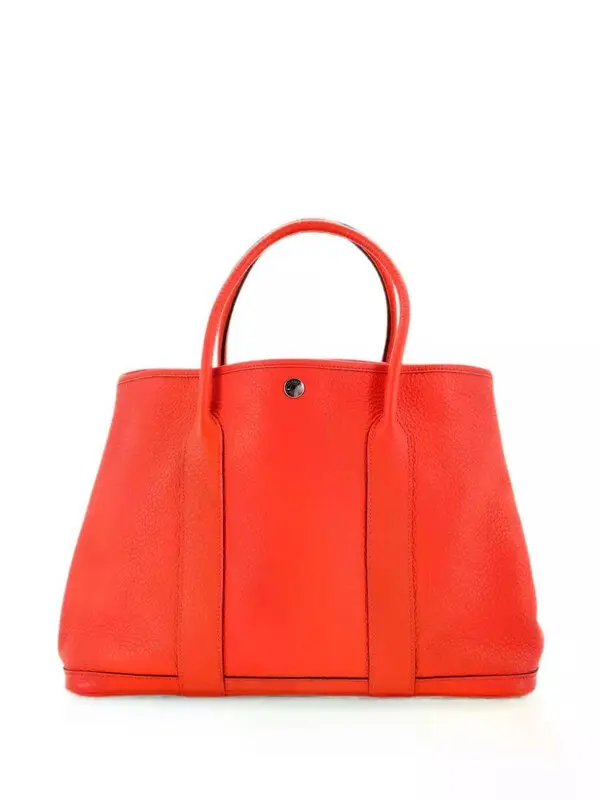 Hermès Garden Party Leather 36 Tote Bag - Orange