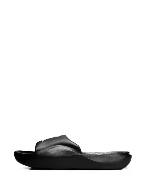 JORDAN Franchise Logo-print Slides - Black
