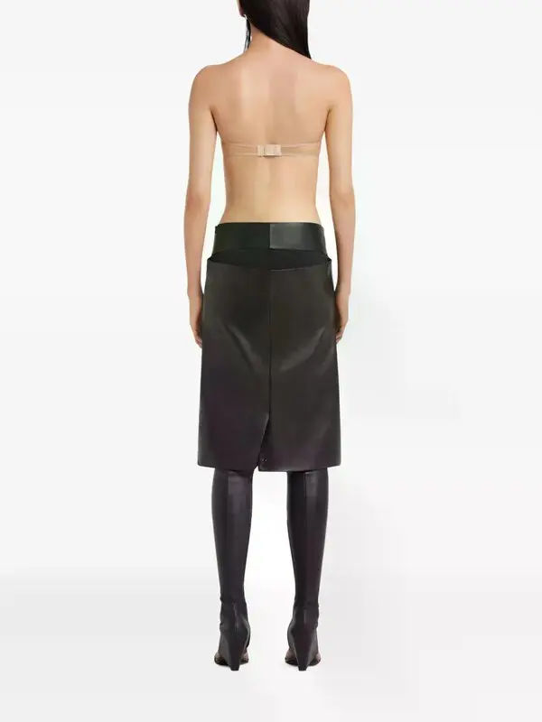 COURREGES Oblique Midi Skirt