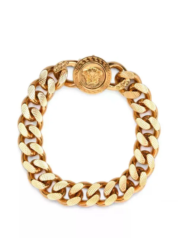 Versace Medusa Curb-chain Bracelet - Gold