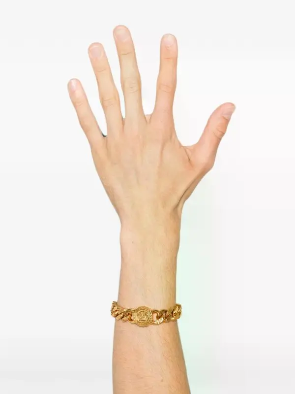 Versace Medusa Curb-chain Bracelet