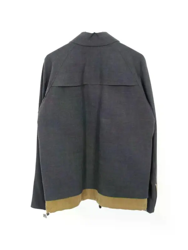 Giorgio Armani Layered Zip-up Jacket