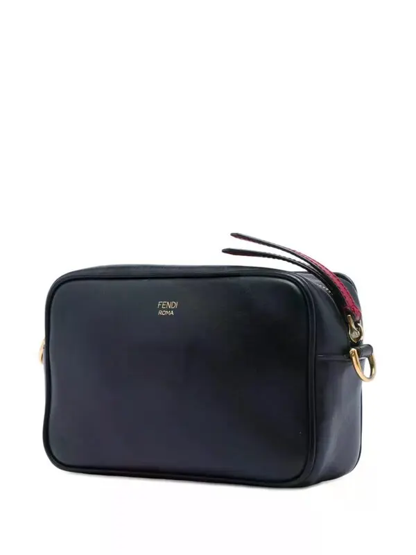 Fendi Mini Zucca Embossed Leather Camera Bag