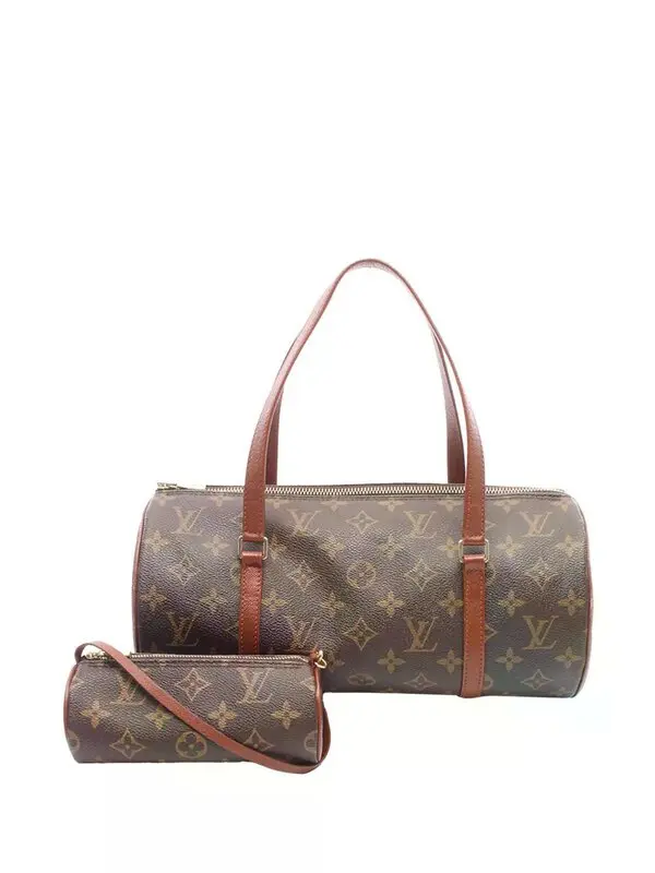 LOUIS VUITTON 2002 Monogram Papillon 26 Handbag - Brown