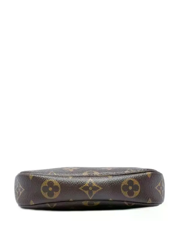 LOUIS VUITTON 2021 Monogram Mini Pochette Accessoires Handbag - Brown