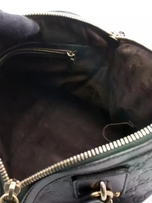 Gucci 2016-2026 Medium Guccissima Charm Dome Satchel