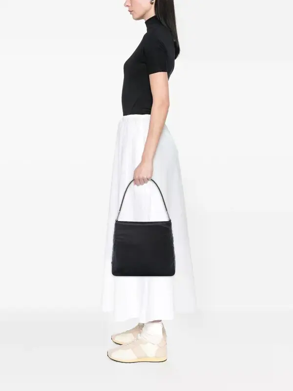Prada 2000-2013 Tessuto Metal Handle Bag Shoulder Bag