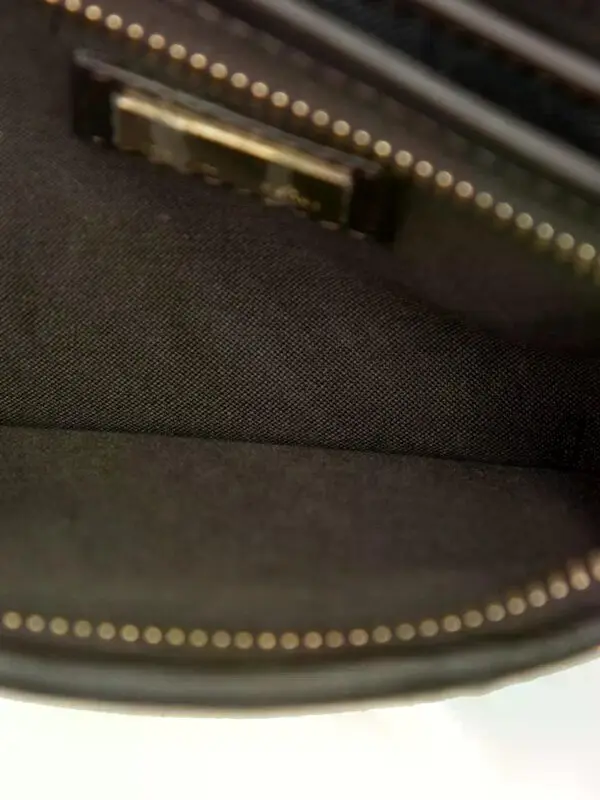 Fendi 2000-2010 Denim Pochette Crossbody Bag - Blue