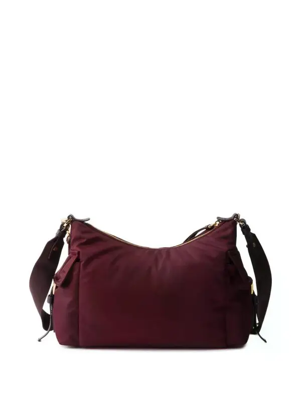 Prada Explore Large Re-nylon And Leather Bag - Red