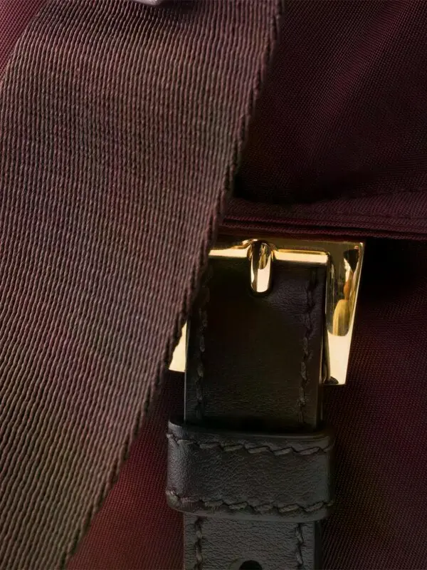 Prada Explore Large Re-nylon And Leather Bag - Red