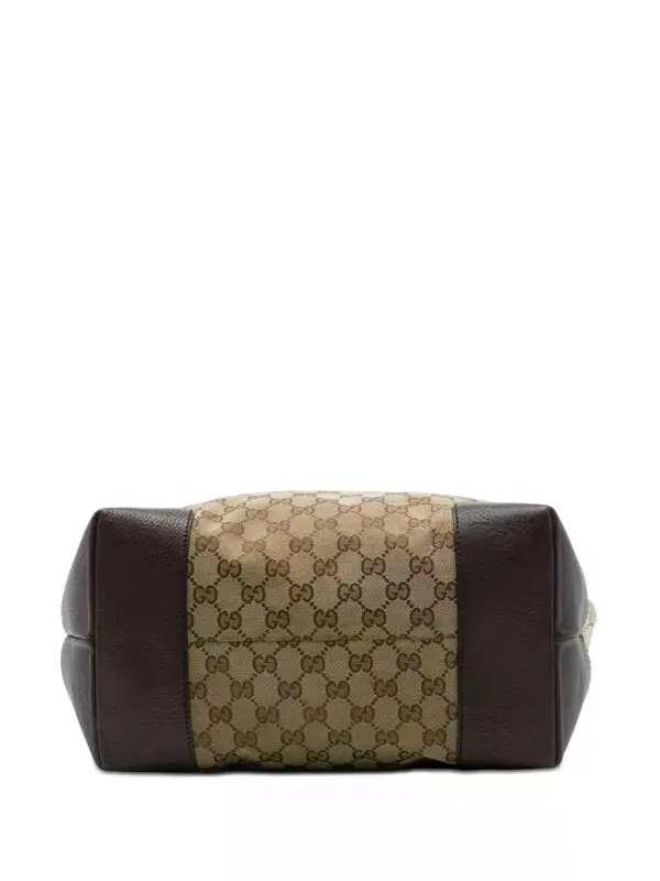 Gucci Gg Canvas Gg Charm Tote Bag