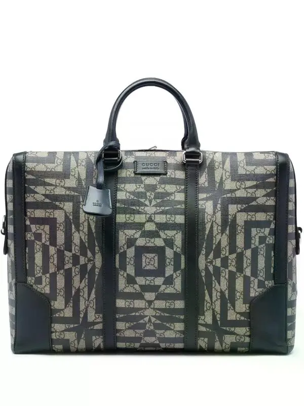Gucci Gg Supreme Caleido Eden Briefcase Business Bag
