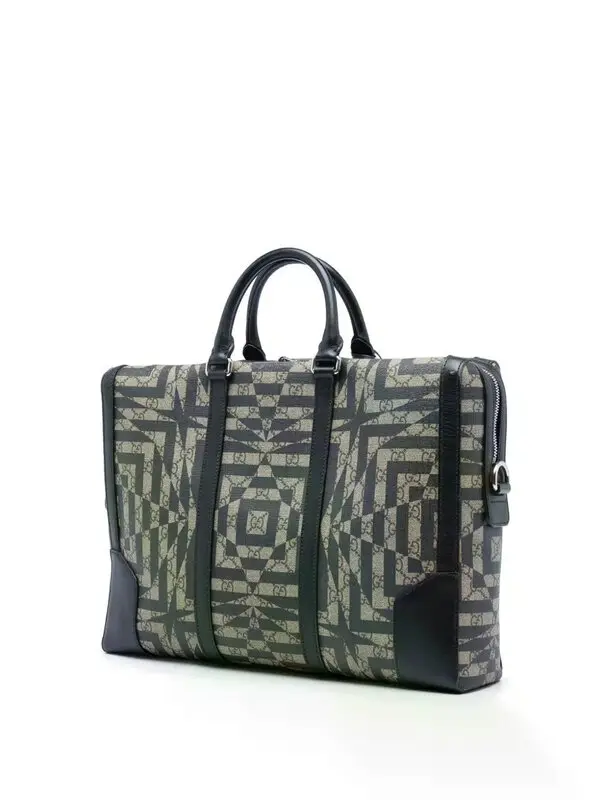 Gucci Gg Supreme Caleido Eden Briefcase Business Bag