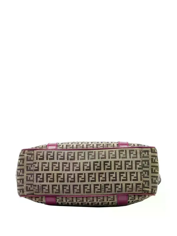 Fendi Zucchino Canvas Shopping Tote Bag