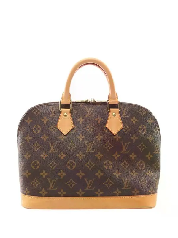 LOUIS VUITTON 1998 Monogram Alma Pm Handbag - Brown