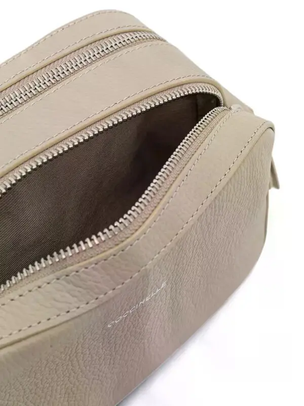 COCCINELLE Grainy Leather Camera Bag - Neutrals
