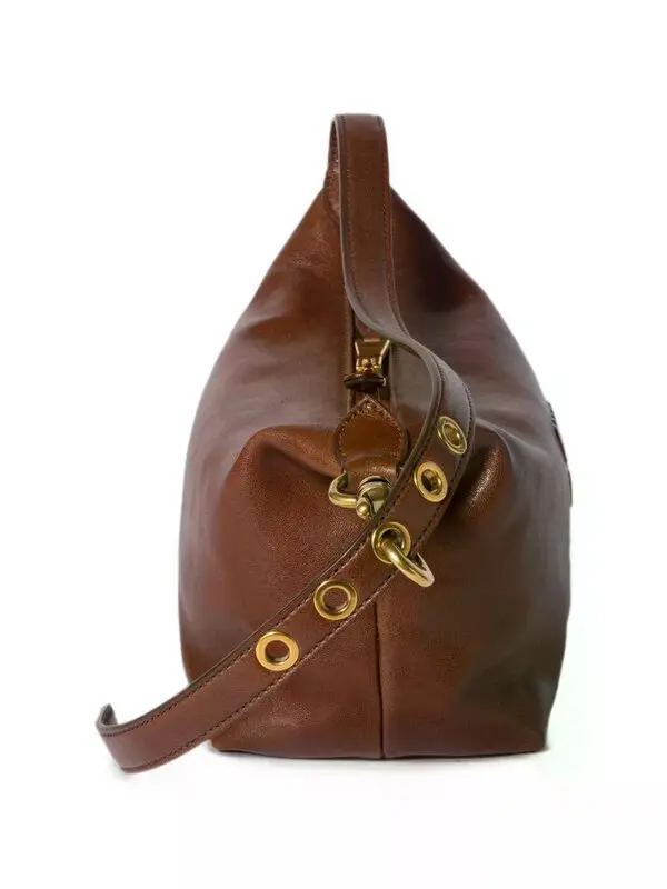 Miu Miu Spirit Nappa Leather Bag - Brown