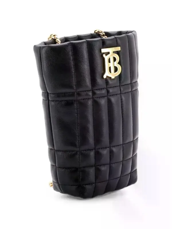 Burberry Lola Quilted Lambskin Micro Bucket Bag