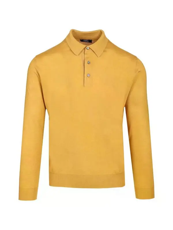 Fedeli Fine-knit Polo Sweater