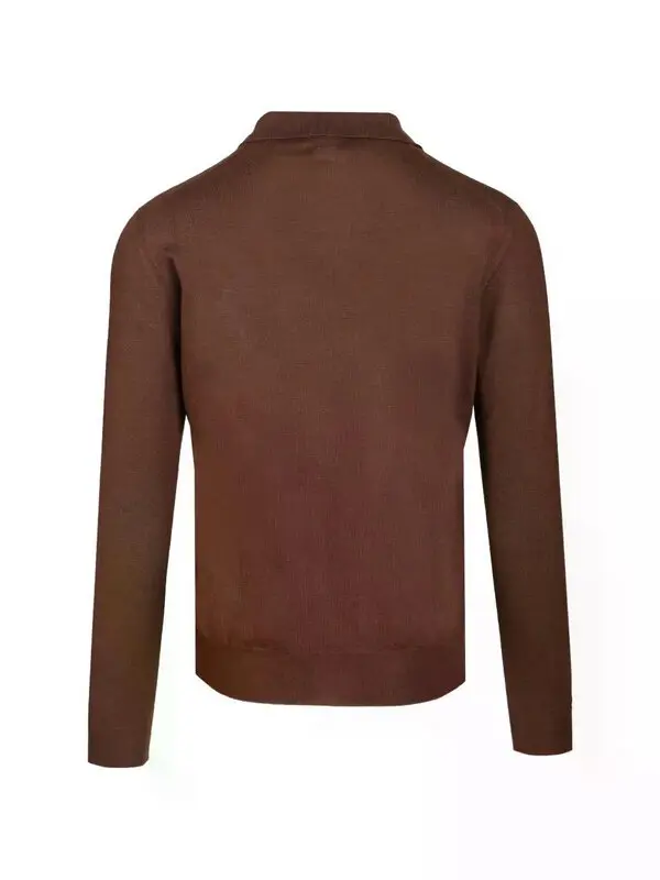 Fedeli Button-fastening Fine-knit Sweater