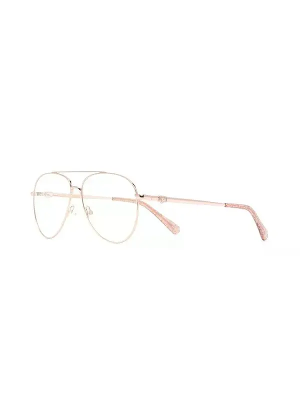 CHIARA FERRAGNI Logo-plaque Double-bridge Glasses