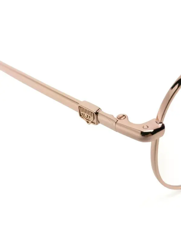 CHIARA FERRAGNI Logo-plaque Double-bridge Glasses