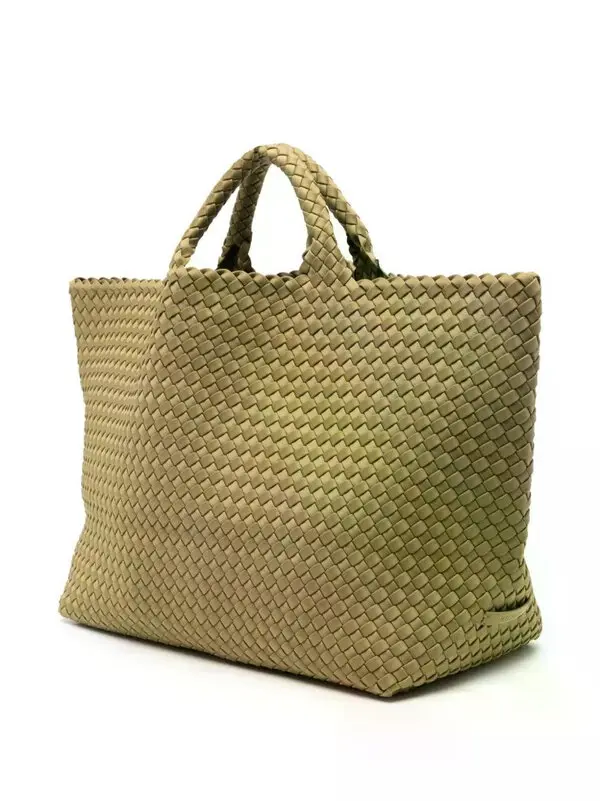 NAGHEDI Large St Barths Woven Tote Bag - Green