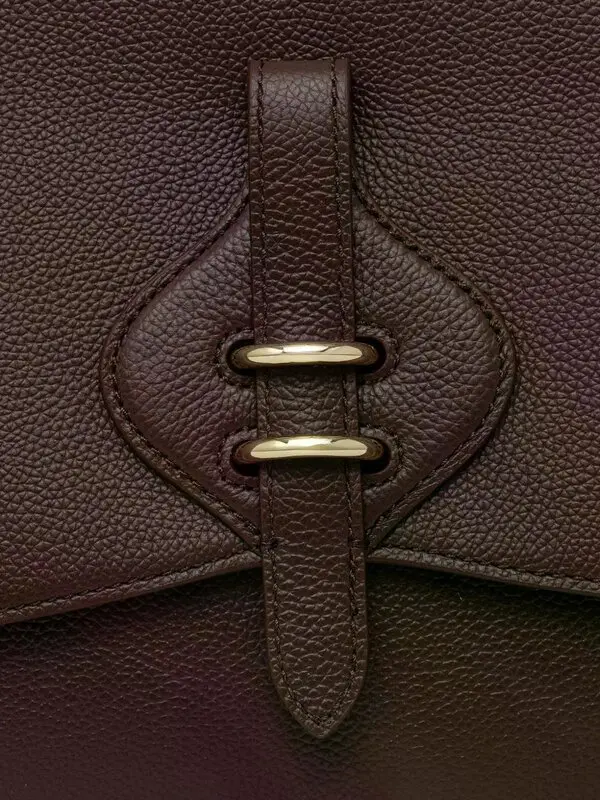 COCCINELLE Grained Leather Shoulder Bag