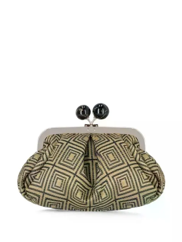 Max Mara Pasticcino Geometric Pattern Shoulder Bag