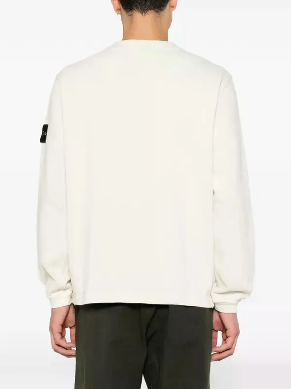 Stone Island Crew Neck Logo Patch Sweater
