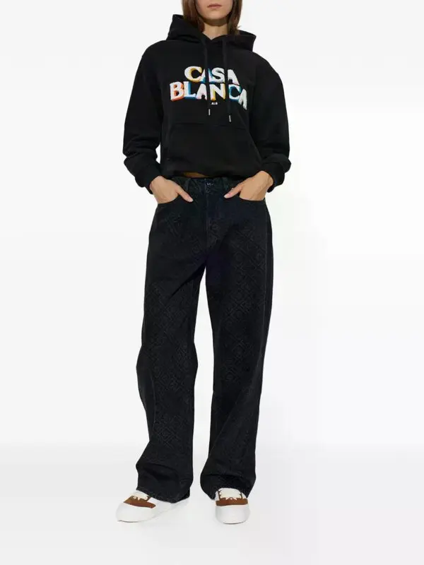 Casablanca Monogram-print Jeans