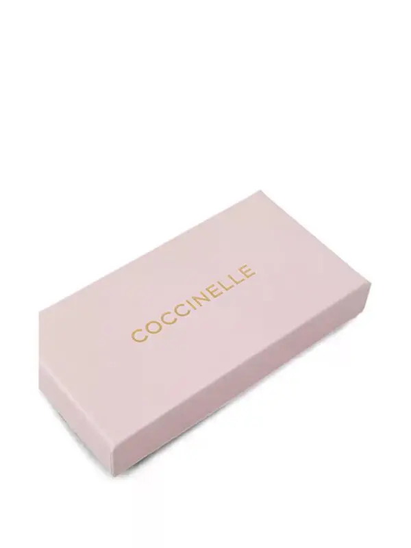 COCCINELLE Floral-detail Leather Keyring
