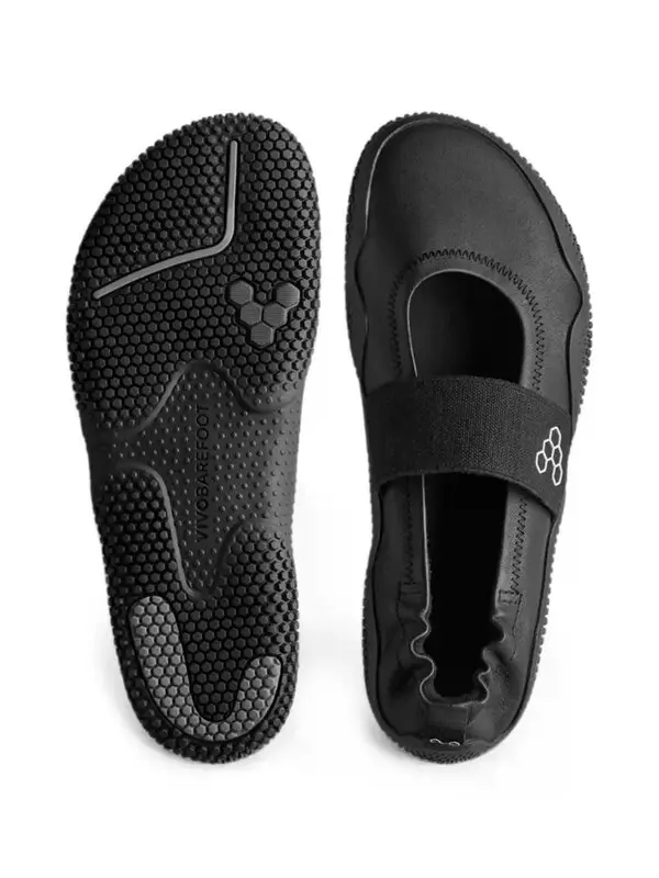 VIVOBAREFOOT Motus Studio Elasticated-strap Ballet Flats