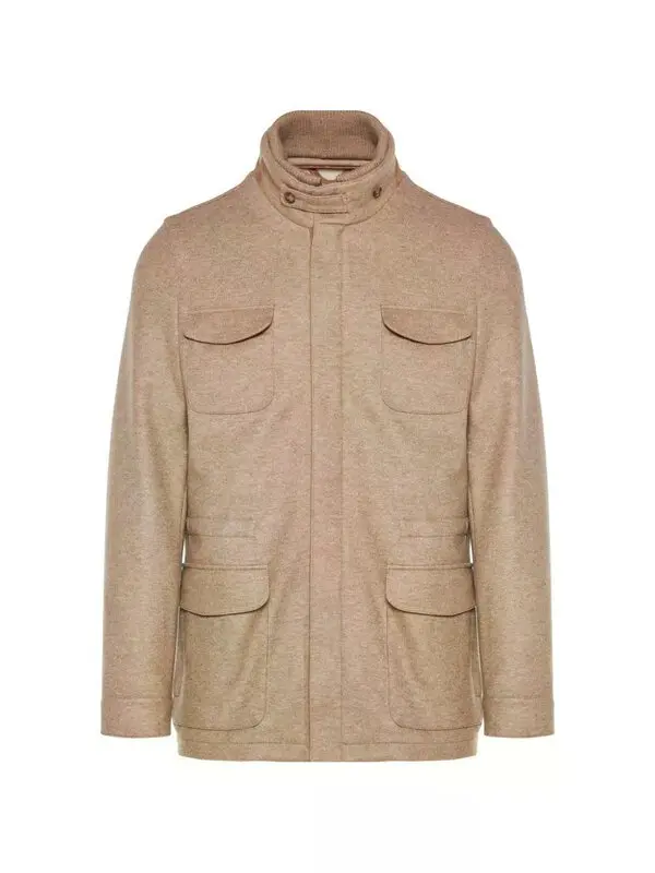 MANDELLI Multi-pocket High-neck Jacket