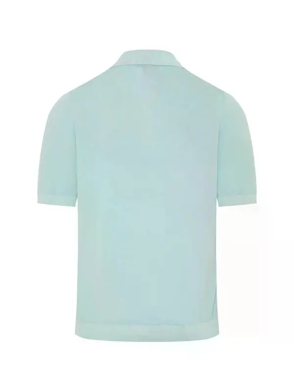 MANDELLI Short-sleeve Knitted Polo Shirt