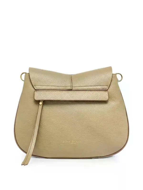 GIANNI CHIARINI Medium Helena Round Leather Shoulder Bag