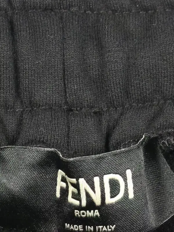 Fendi 2010s Cotton Track Pants