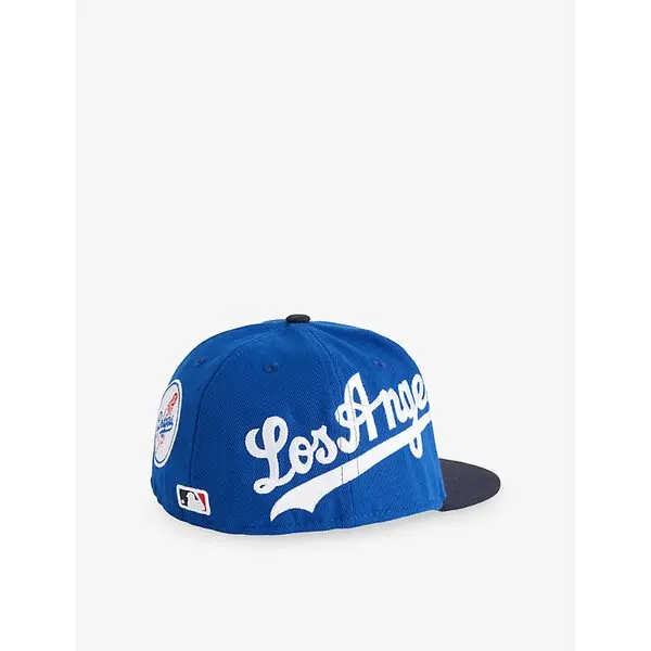 New Era 59fifty La Dodgers Mlb Multi-logo Woven Baseball Cap