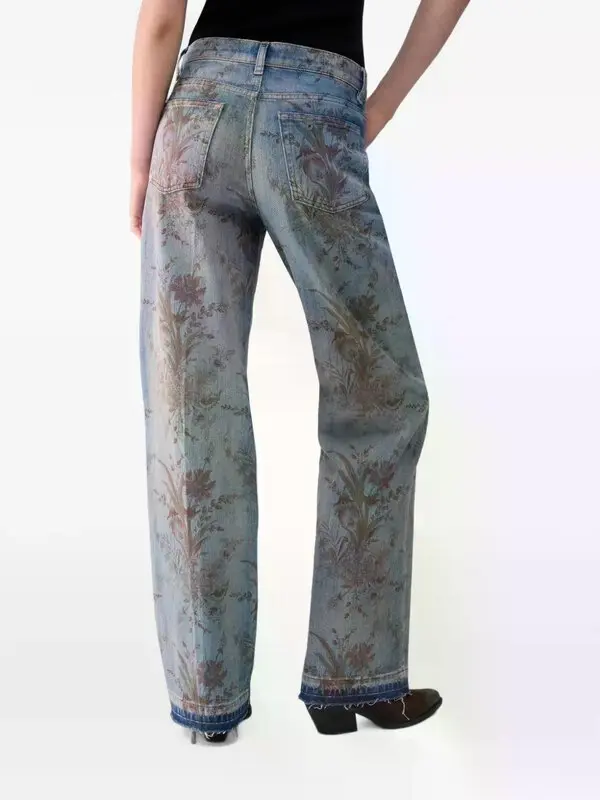 Liu Jo High-waisted Jeans With Print