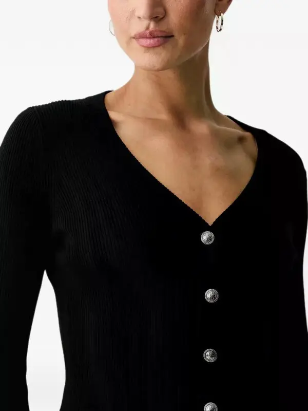 Guess Ribbed-knit Cardigan