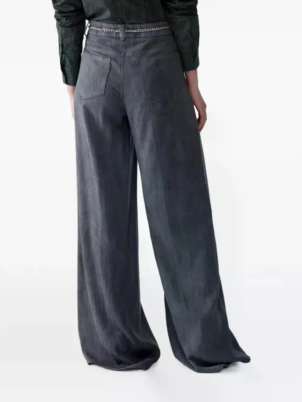 Liu Jo Flare Pants With Belt