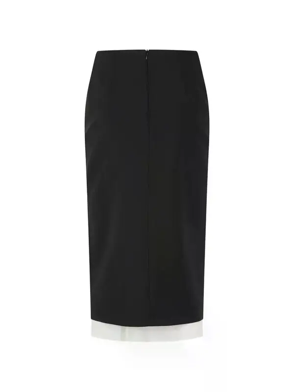 SEMICOUTURE Xenia Layered Midi Skirt