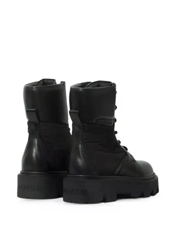 Moncler Aurea Quilted Lace-up Boots